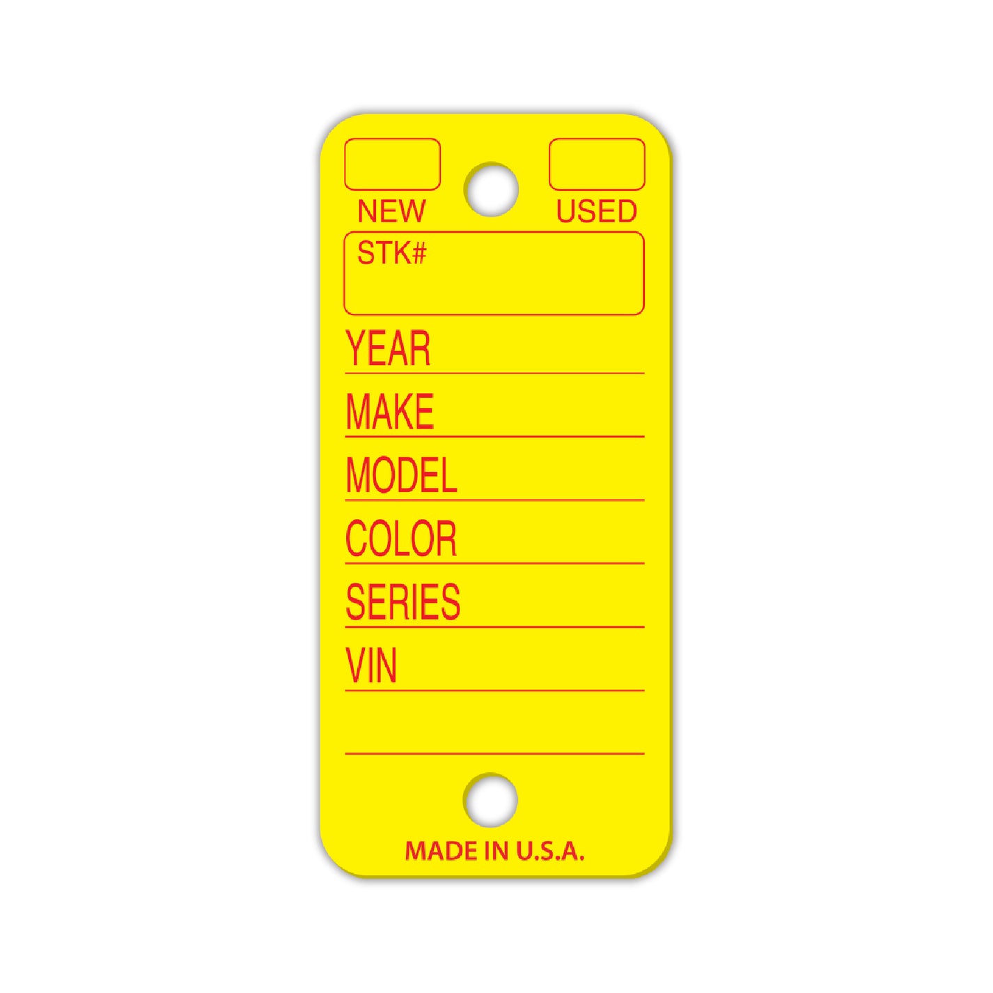 Poly Tag Key Tags 250/box – AutoShop Express LLC